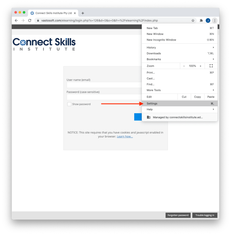 Student Portal Login Help Guide - Connect Skills Institute