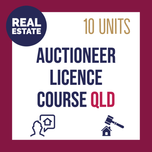 Real Estate Auctioneer Licence Course QLD - Online Video Training