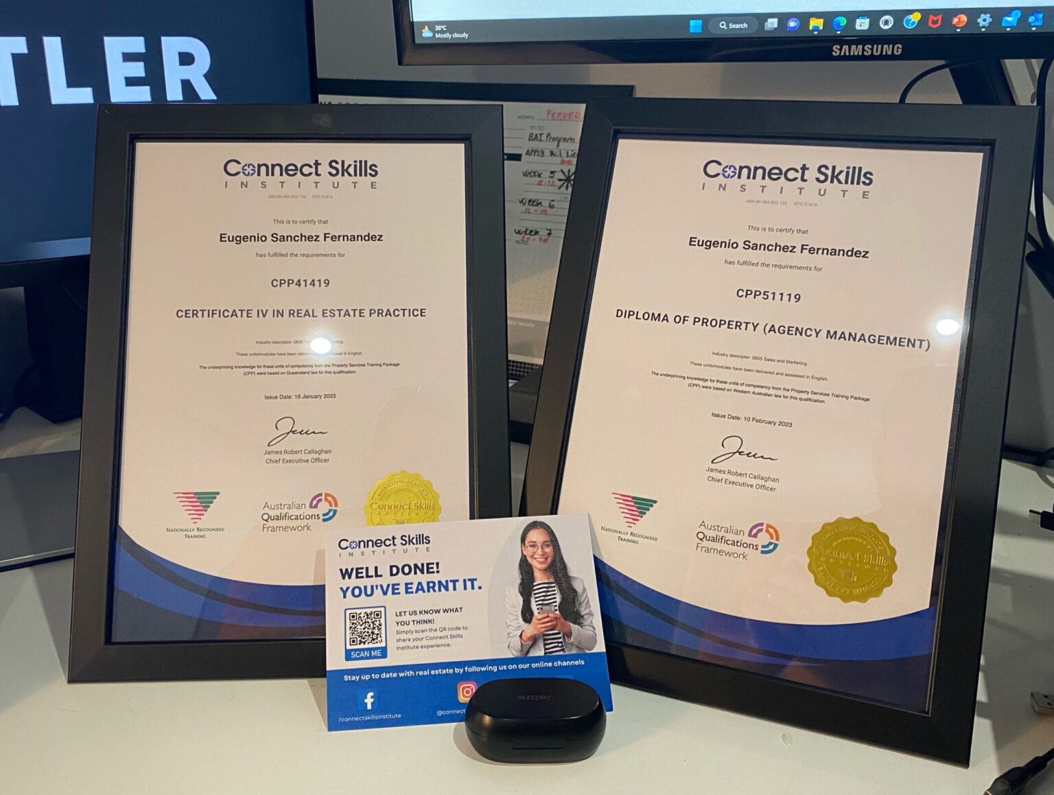Order Printed Certificate - Connect Skills Institute